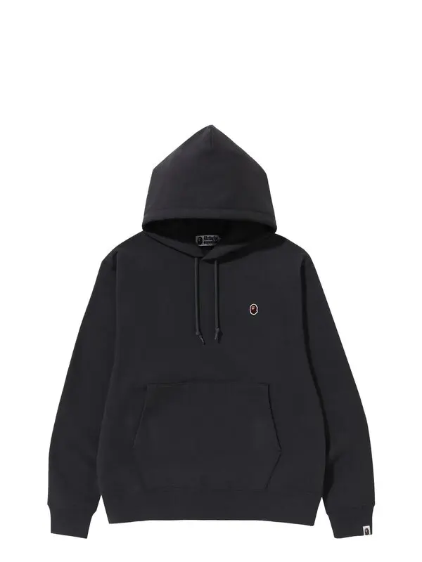 BAPE Ape Head One Point Relaxed Fit Pullover Hoodie - Black