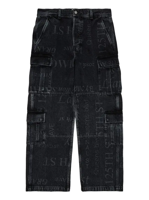 Supreme X Martine Rose Denim Cargo Pant - Black