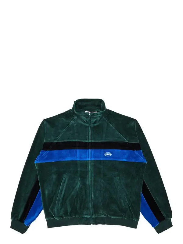 Supreme X Martine Rose Velour Track Jacket - Green