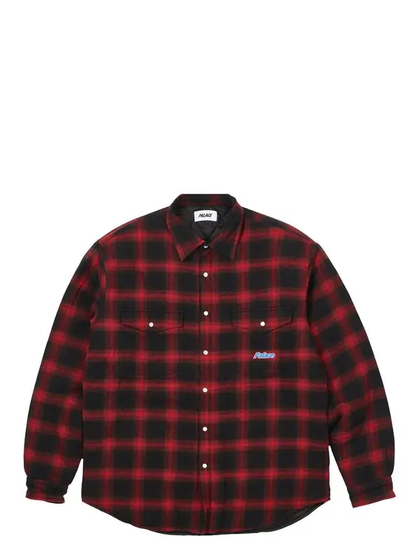 PALACE Therma Yak Thinsulate Shirt - Red