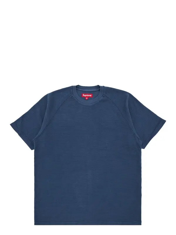 Supreme Stencil Thermal Short-sleeve Top 'dark Slate - Blue