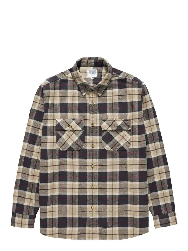 LEVI'S X Jjjjound Long-sleeve Shirt 'plaid - Multicolor