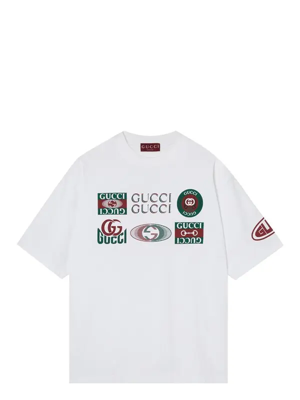 Gucci Multi Logo T-shirt - White