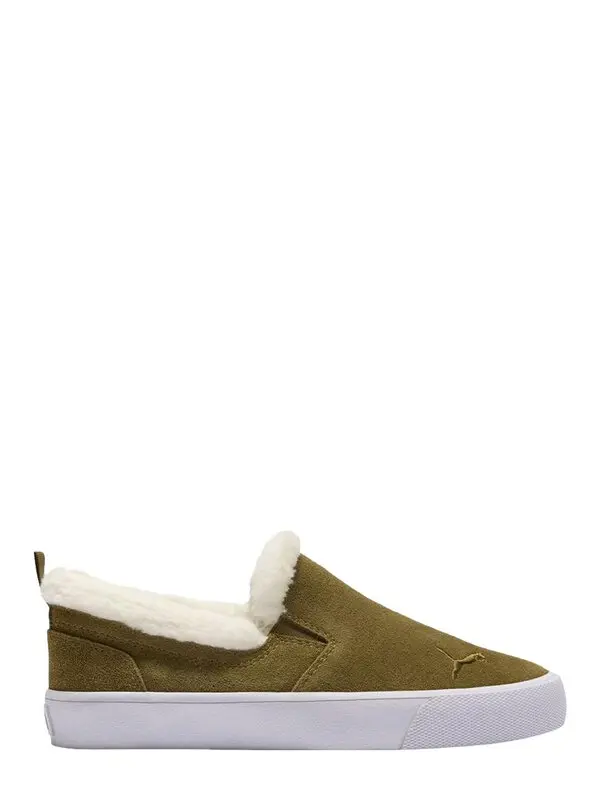 PUMA Bari Comfort Sherpa Slip-on Sneakers - Green