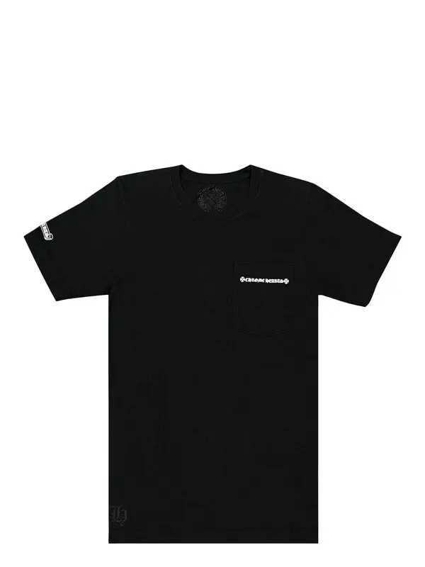 Chrome Hearts Cross Tire Tracks Pocket T-shirt - Black