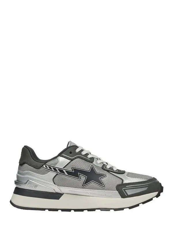 BAPE Cross Sta Sneakers - Grey