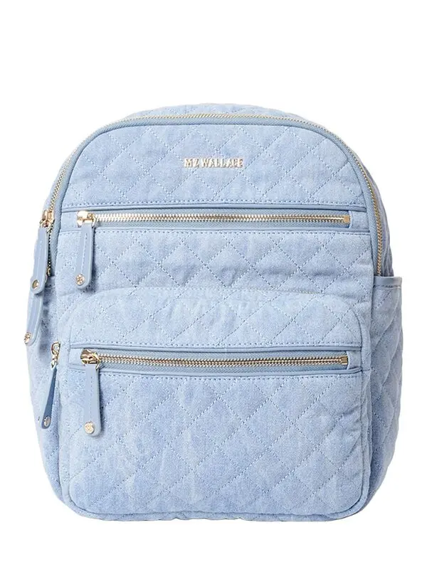 Mz Wallace Crosby Small Denim Backpack - Light Denim