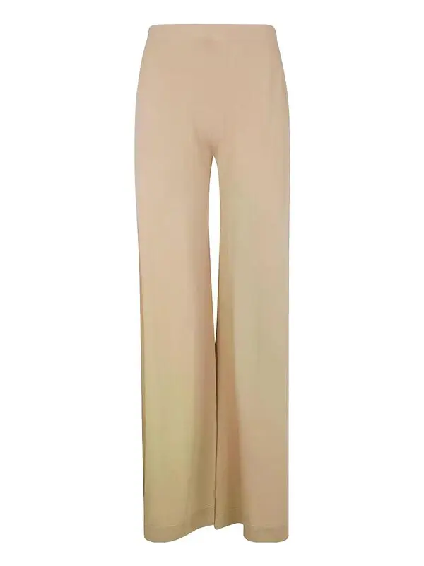 D.exterior Wide-leg Trousers - Neutrals