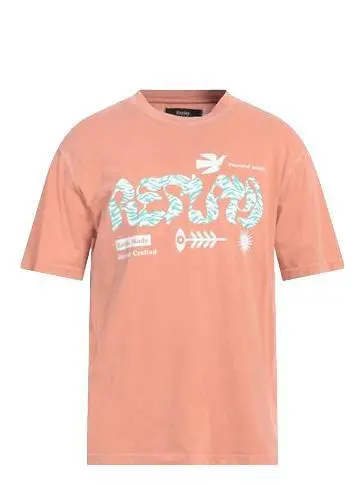 REPLAY T-shirt Size Cotton - Salmon Pink