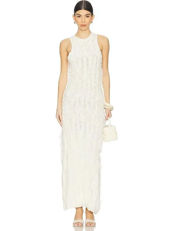 Ulla Johnson Daria Crochet Maxi Dress - Pristine