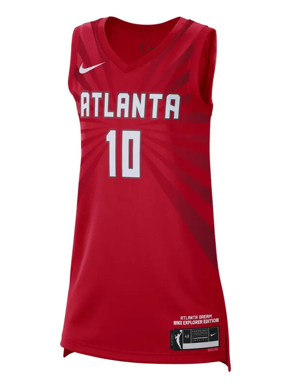 Nike Atlanta Dream Explorer Edition Dri-fit Wnba Victory Jersey - Red