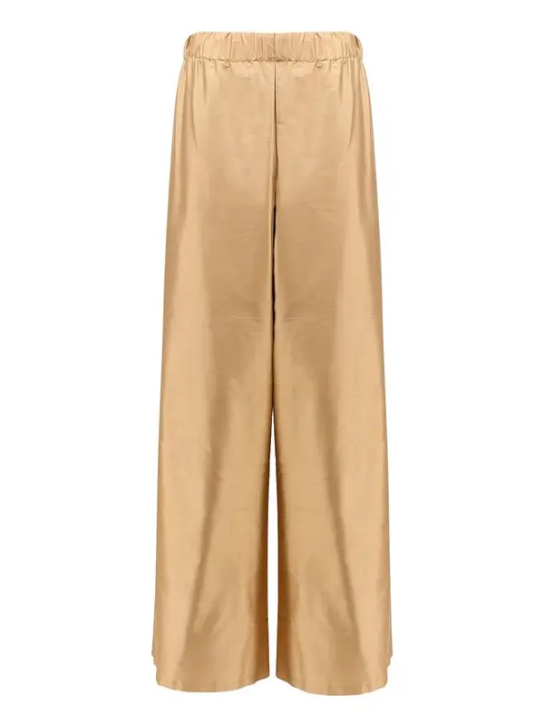 Max Mara Avio Shantung Trousers - Gold