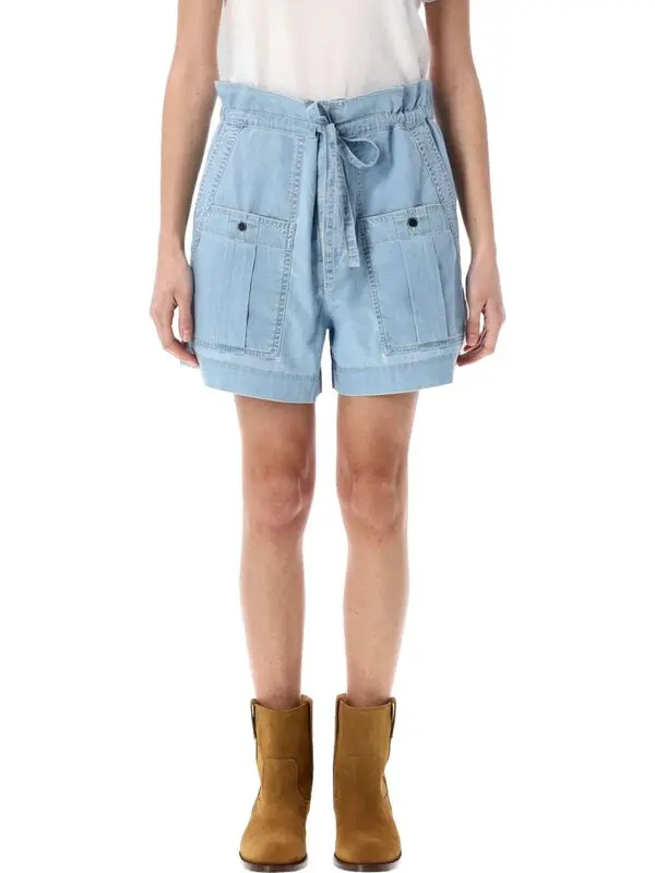 Isabel Marant Shorts - Gnawed Blue