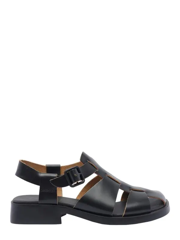 Camper Dana Leather Sandals - Black