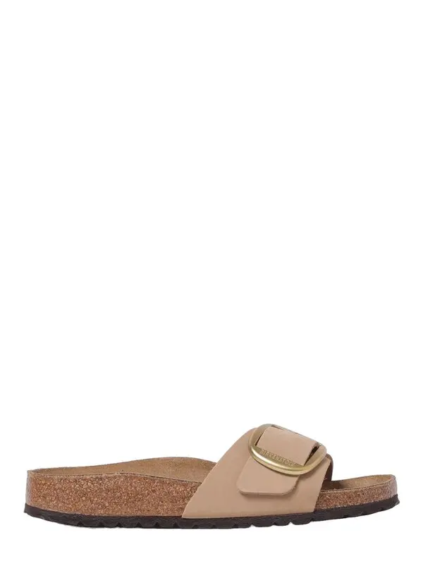BIRKENSTOCK Heeled Sandal With Buckle Detail - Sand
