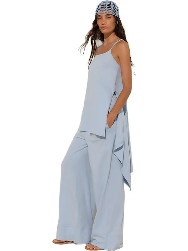 Free People Lana Pant Set - Blue Snowflake