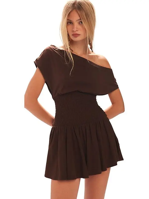 Free People Drop-waist Mini Dress - Carafe