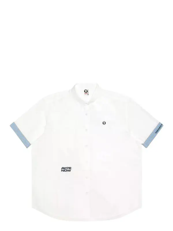 AAPE BY *A BATHING APE® Logo-appliqué Shirt - White