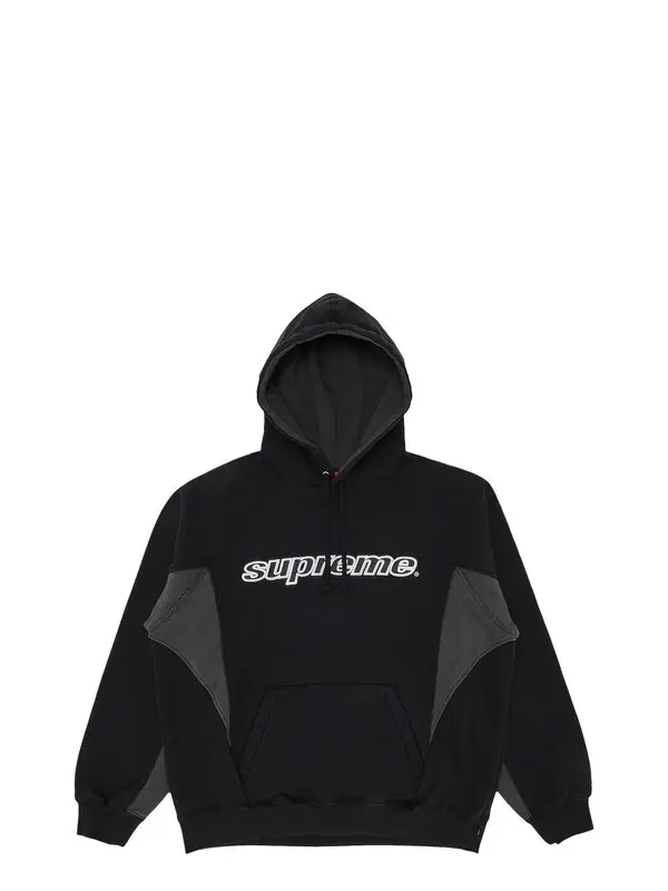 Supreme Division Hooded Sweatshirt - Black