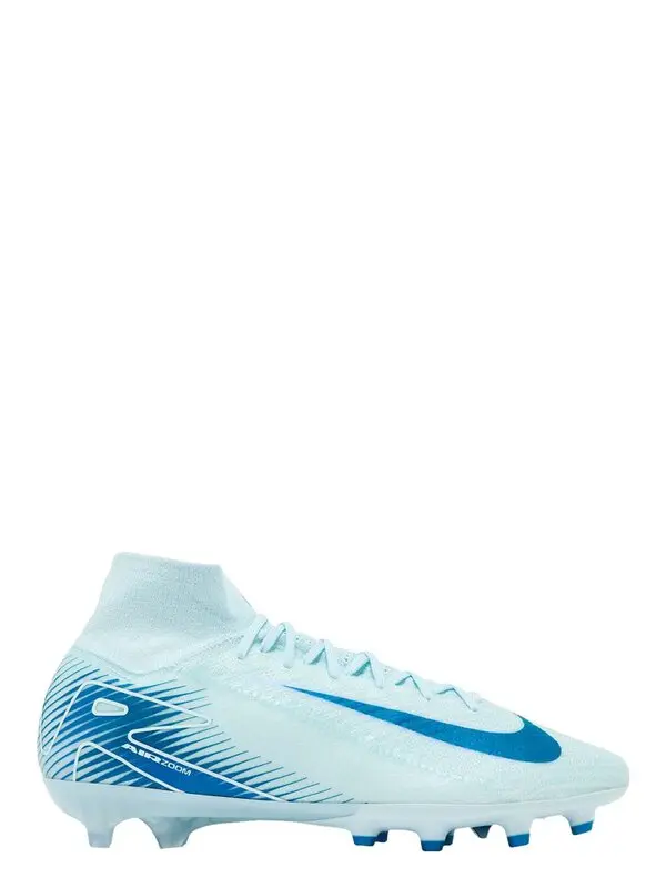Nike Zoom Mercurial Superfly 10 Elite Ag Soccer Cleats - Blue