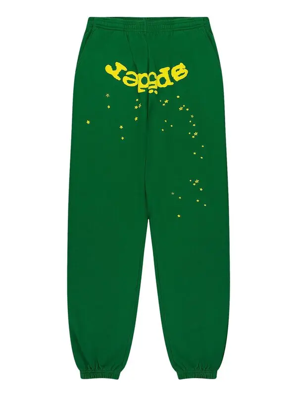 SP5DER Star Og Web V2 Sweatpant 'slime - Green