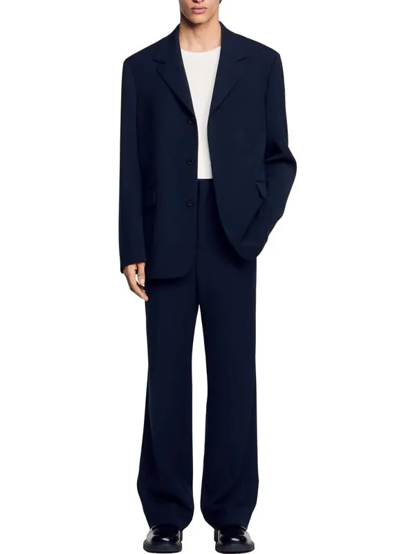 Sandro Classic Suit Jacket - Black