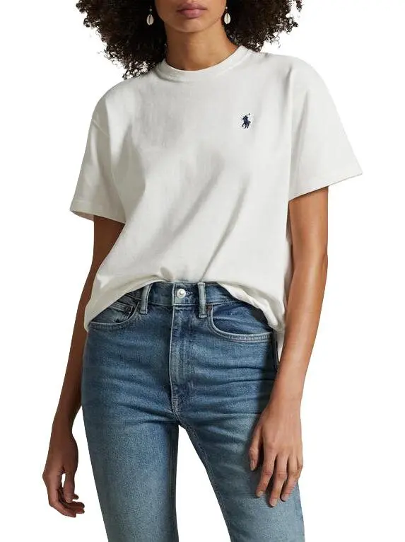 Polo Ralph Lauren Relaxed Cotton T-shirt - White