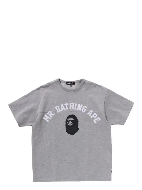 A BATHING APE Print 8 Tee Shirt - Gray