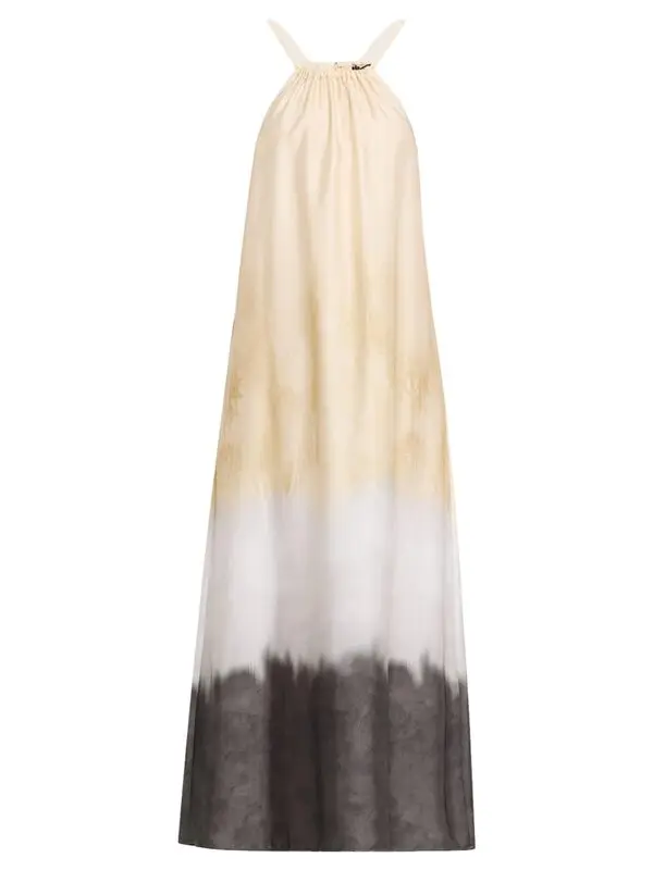 Peserico Ombre Maxi Dress - Quartz Sand