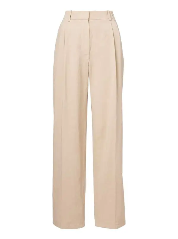 THE ROW Lilas Wide-leg Pants - Beige