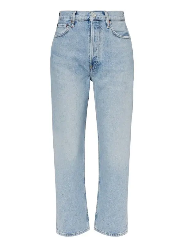 AGOLDE 90's Mid-rise Straight Jeans In Tar - Blue