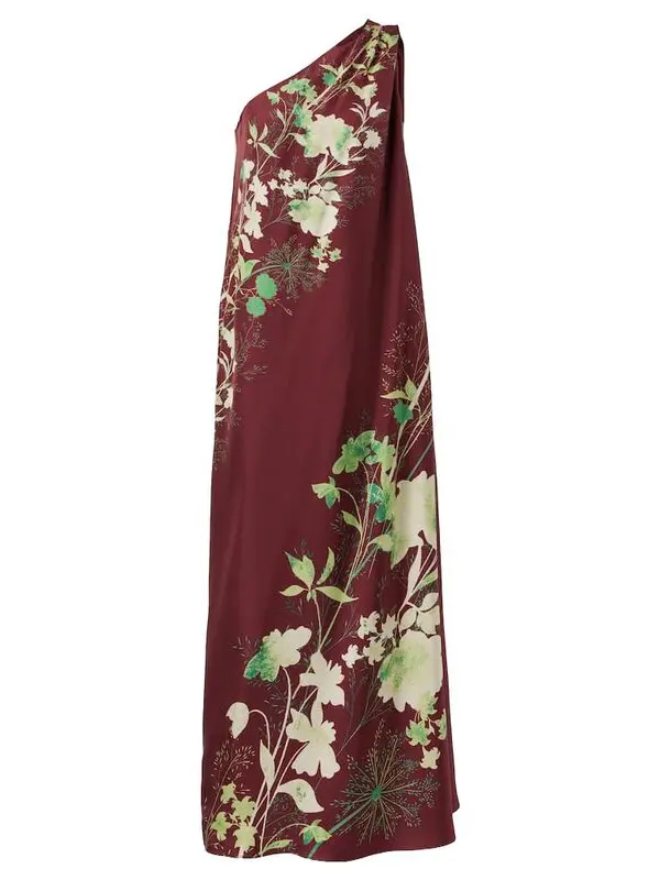 La DoubleJ Roy Floral Silk Twill Maxi Dress - Multicoloured
