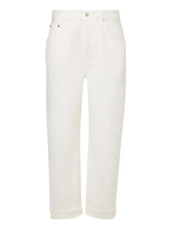 Citizens Of Humanity Dahlia Low-rise Wide-leg Jeans - White