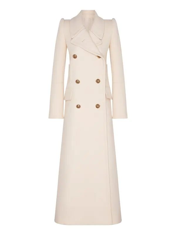 Zimmermann Hypnotic Wool-blend Coat - Ivory