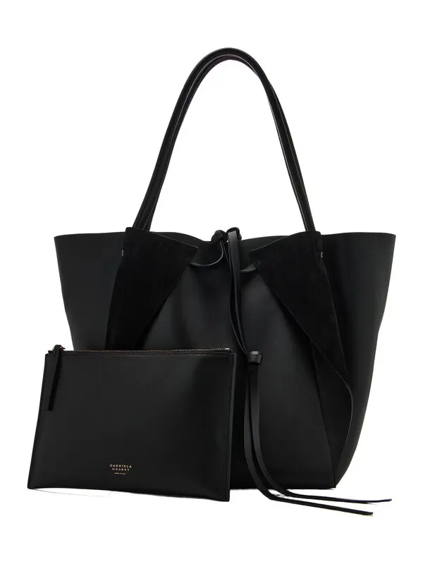 Gabriela Hearst Marija Leather Tote Bag - Black