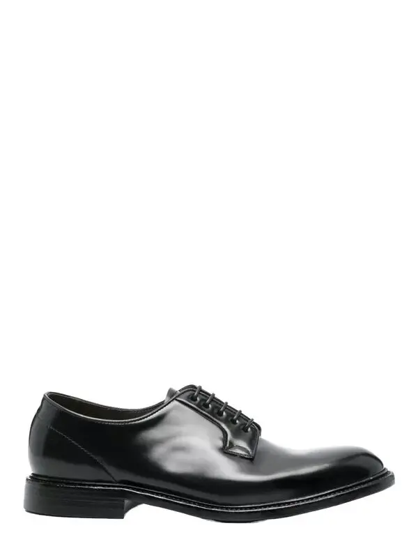 GREEN GEORGE Classic Derby Shoes - Black