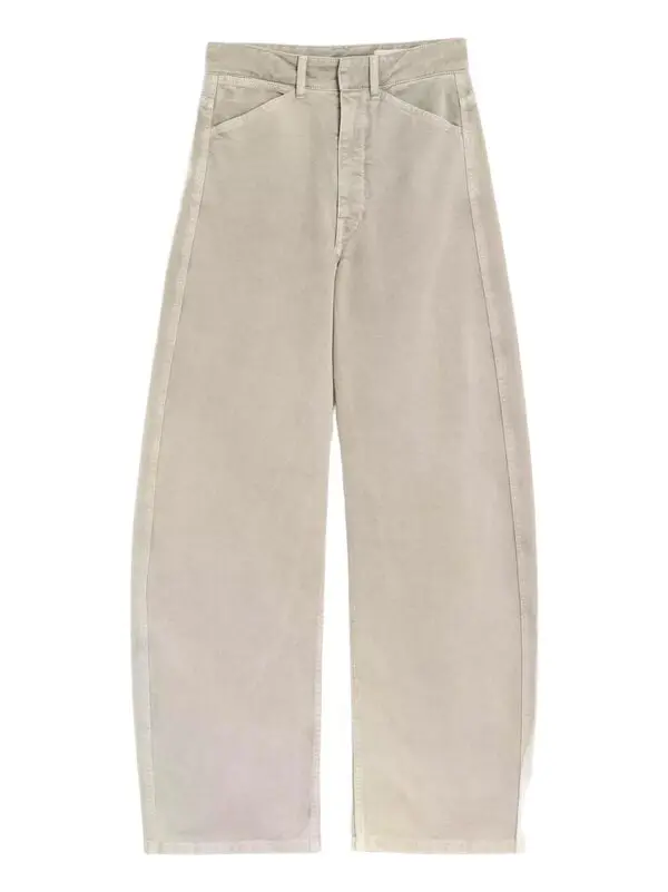 LEMAIRE Cotton Trousers - Neutrals