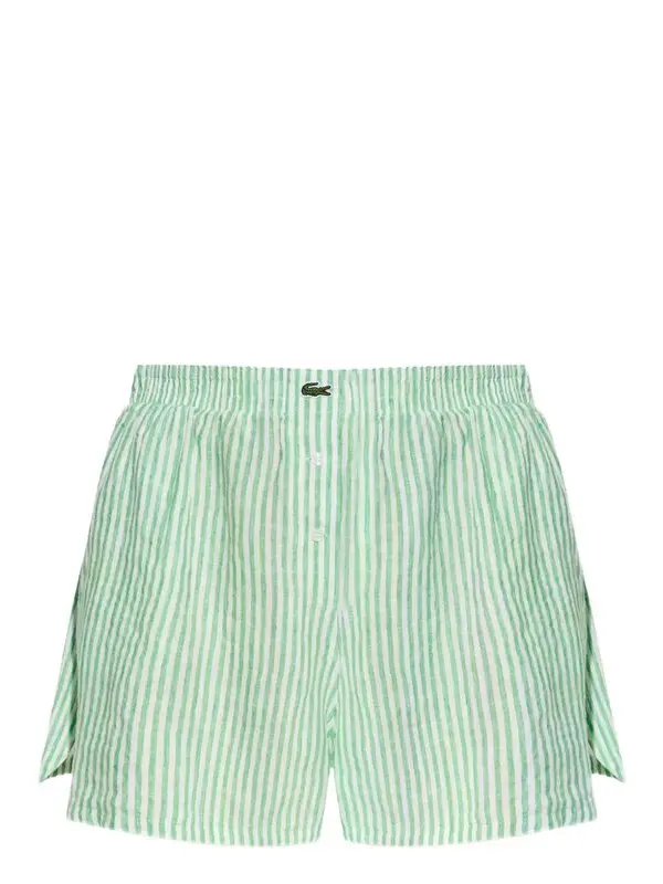 Lacoste Striped Shorts - Green