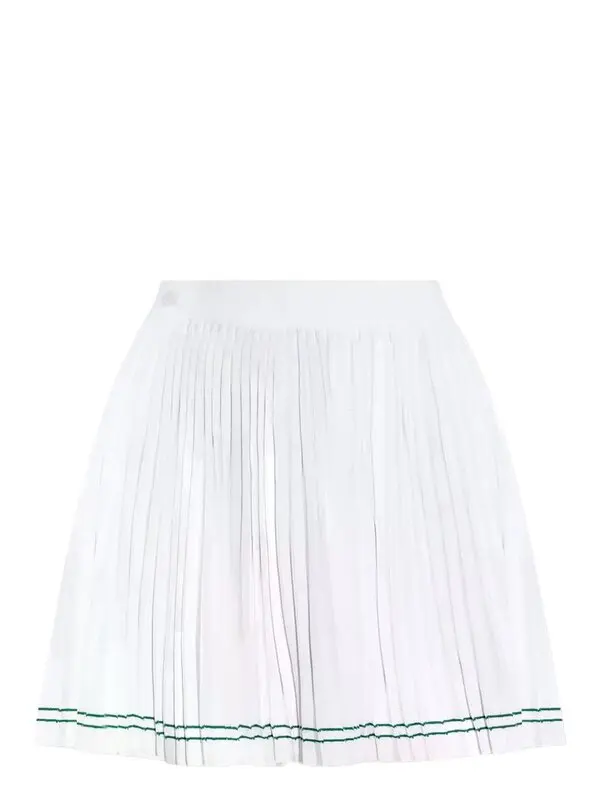 Lacoste Pleated Mini Skirt - White
