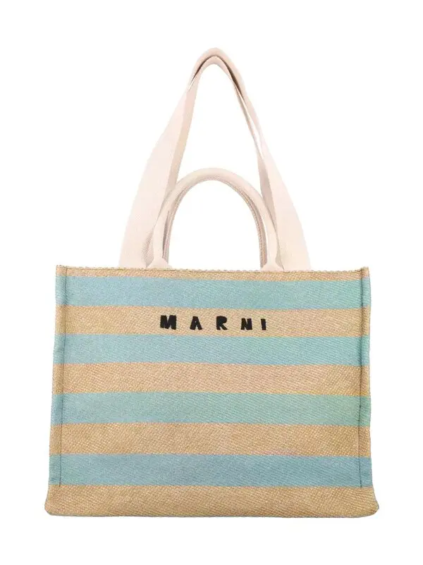 Marni Medium Basket Tote Bag - Neutrals