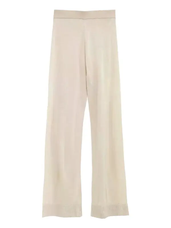 TOTEME Knitted Wide-leg Trousers - Neutrals
