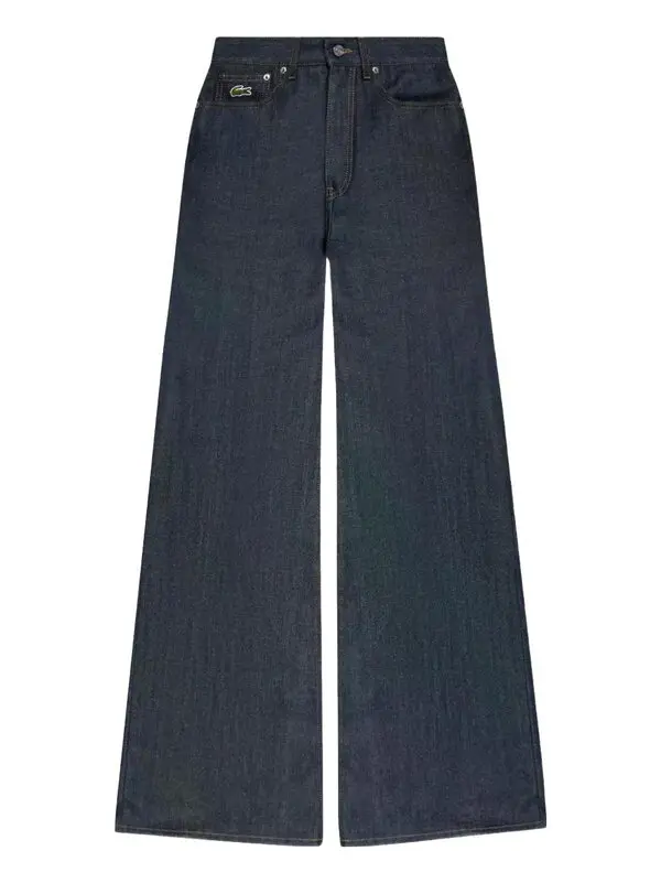 Lacoste High-waisted Jeans - Blue