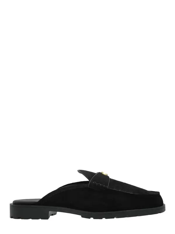 Coach Suede Slippers - Black