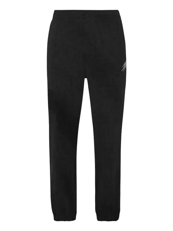 PLEIN SPORT Cold Dye Loose-fit Track Pants - Black