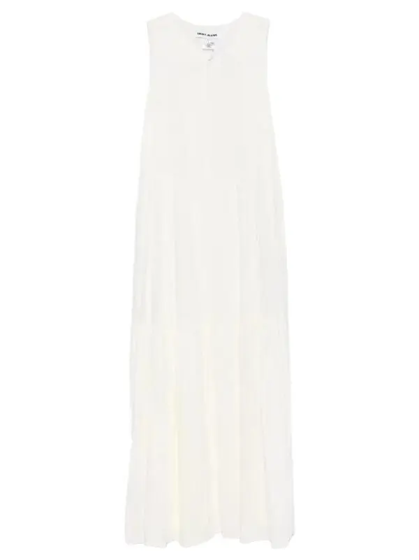 Dkny Sleeveless Maxi Dress - White