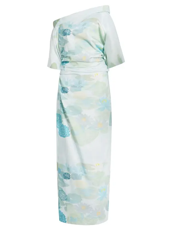 Bernadette Bowery Cotton-blend Midi Dress - Multi