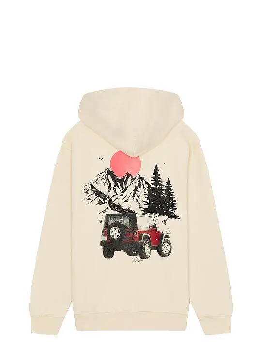 PHILCOS Jeep Forest Hoodie - Cream