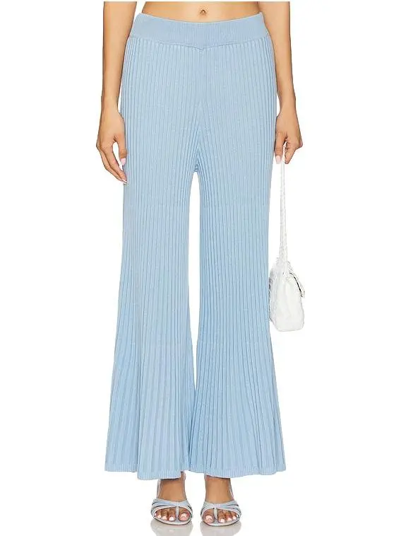 SANCIA The Riley Knit Pants - Blue