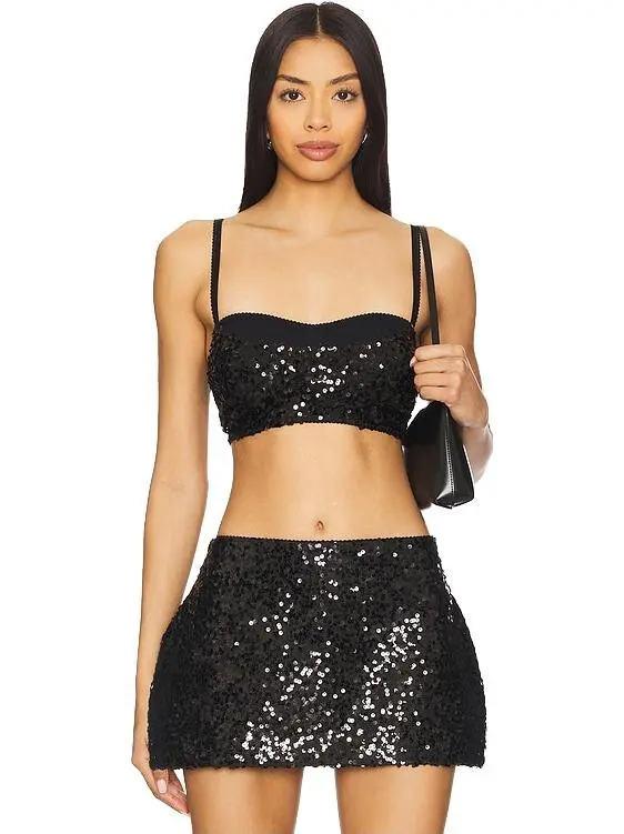 ANIYE RECORDS Rachel Top - Black