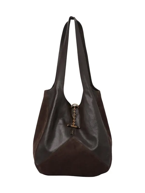 Chloé Balloon Large Leather Bag - Brown